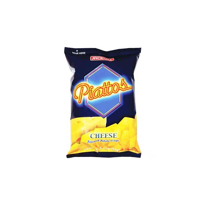 Patatine al gusto formaggio "Piattos" 85g, Jack N Jill